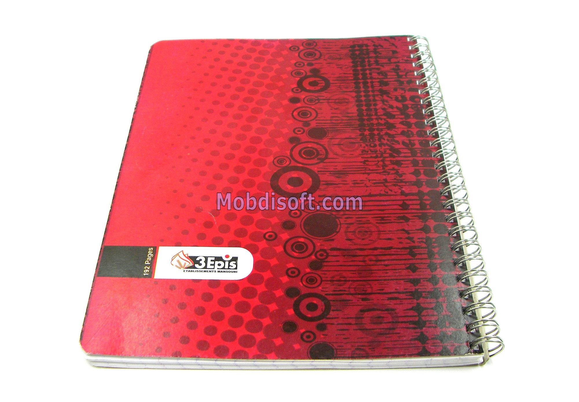Mobdisoft. Cahier 192p spiral Pm 3EPIS bt70
